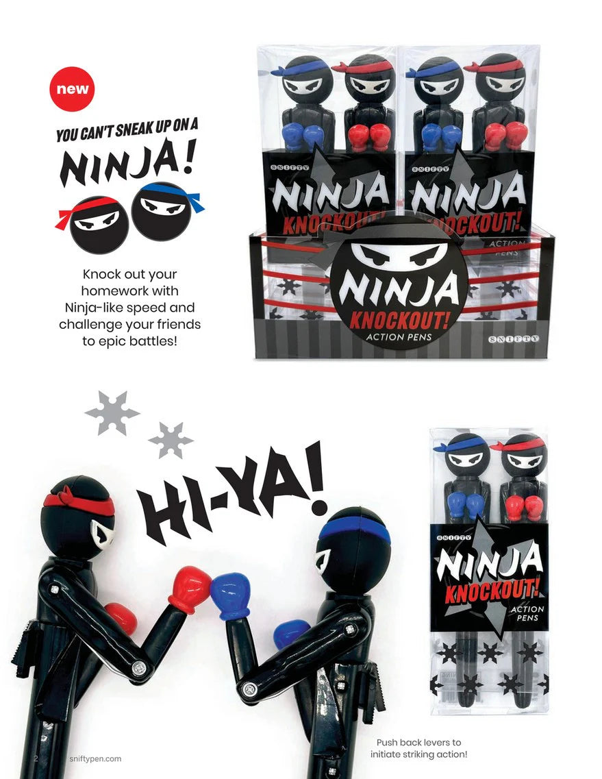 Buy Knockout Ninja Action Pens Online For Kids - Jack & Jill Montreal